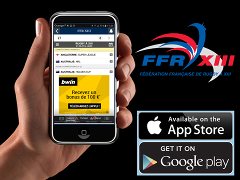 La FFR XIII lance son application mobile ! - Fédération Française de ...