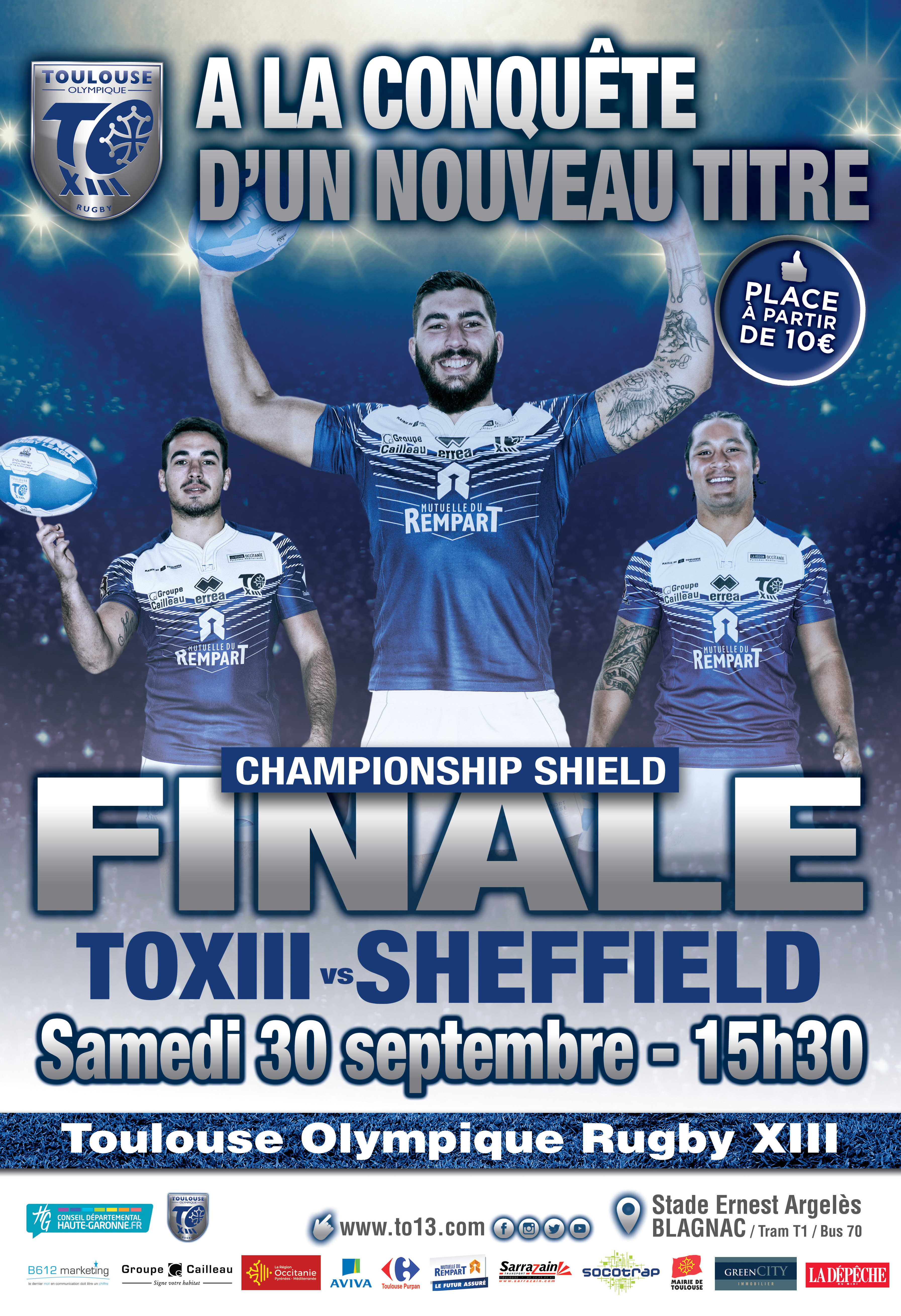 Finale Championship Shield - Date et horaire confirmés, billetterie ...