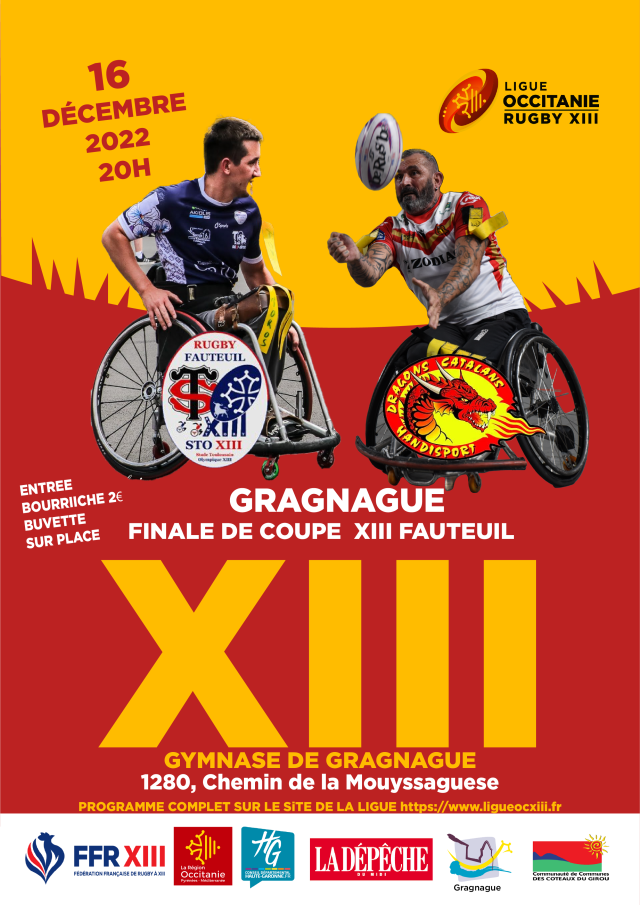 Les Finales de la Ligue Occitanie de Rugby à XIII du 16 au 18 décembre ...