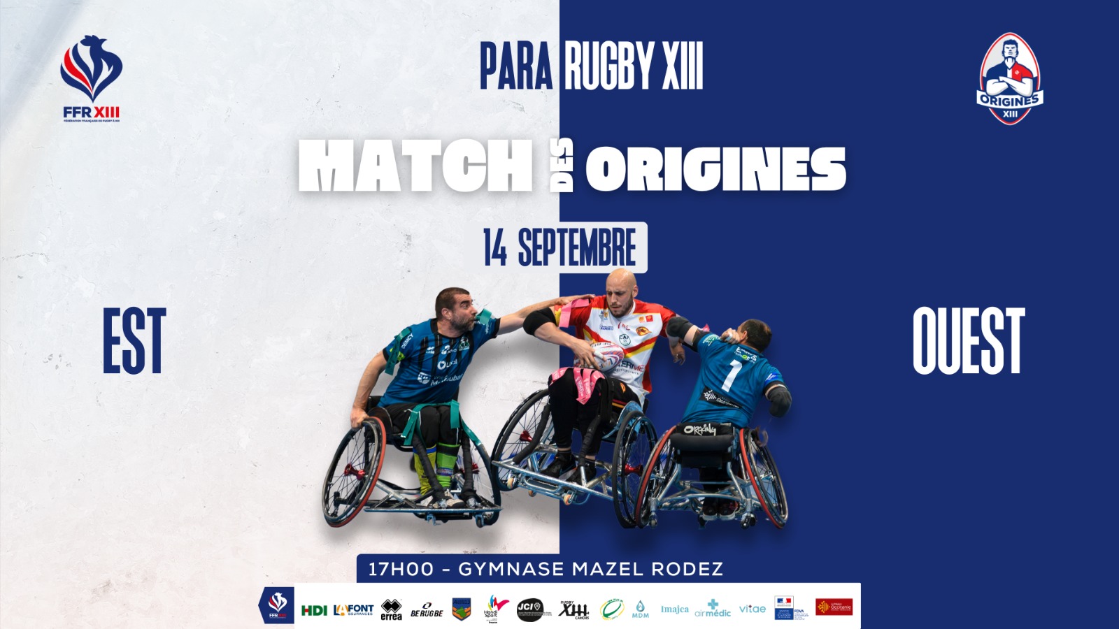 Para Rugby XIII : le programme du week-end pour le match des origines ...