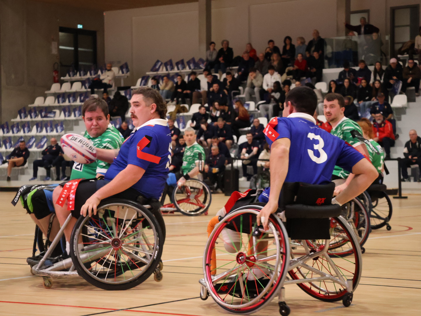 Para Rugby XIII - France vs Irlande : 62 - 20 - Fédération Française de ...